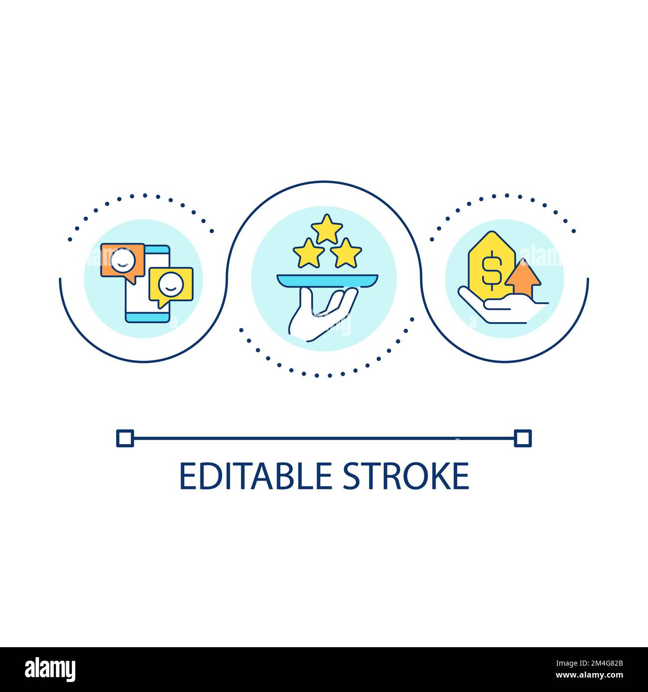 Business feedback loop Stock Vector Images - Alamy