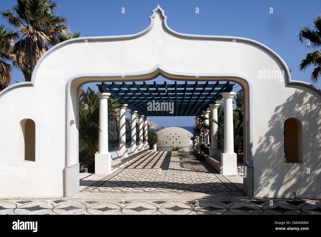 Greece, Dodecanese, Rhodes island Kallithea Italian era springs (part ...