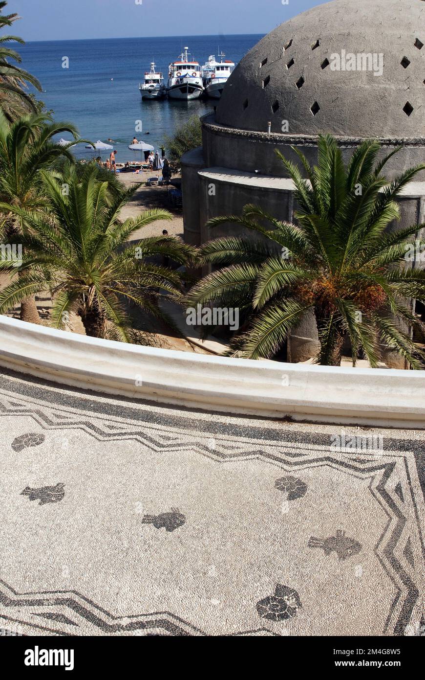 Greece, Dodecanese, Rhodes island Kallithea Italian era springs (part ...