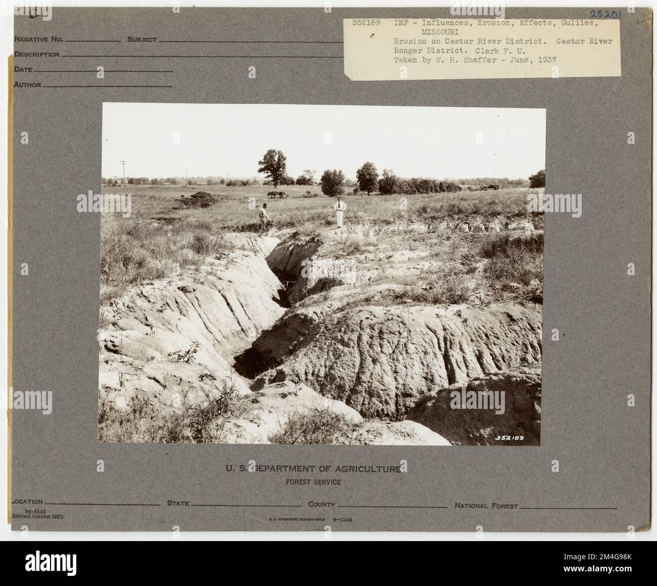 Erosion Effects - Missouri. Photographs Relating to National Forests ...