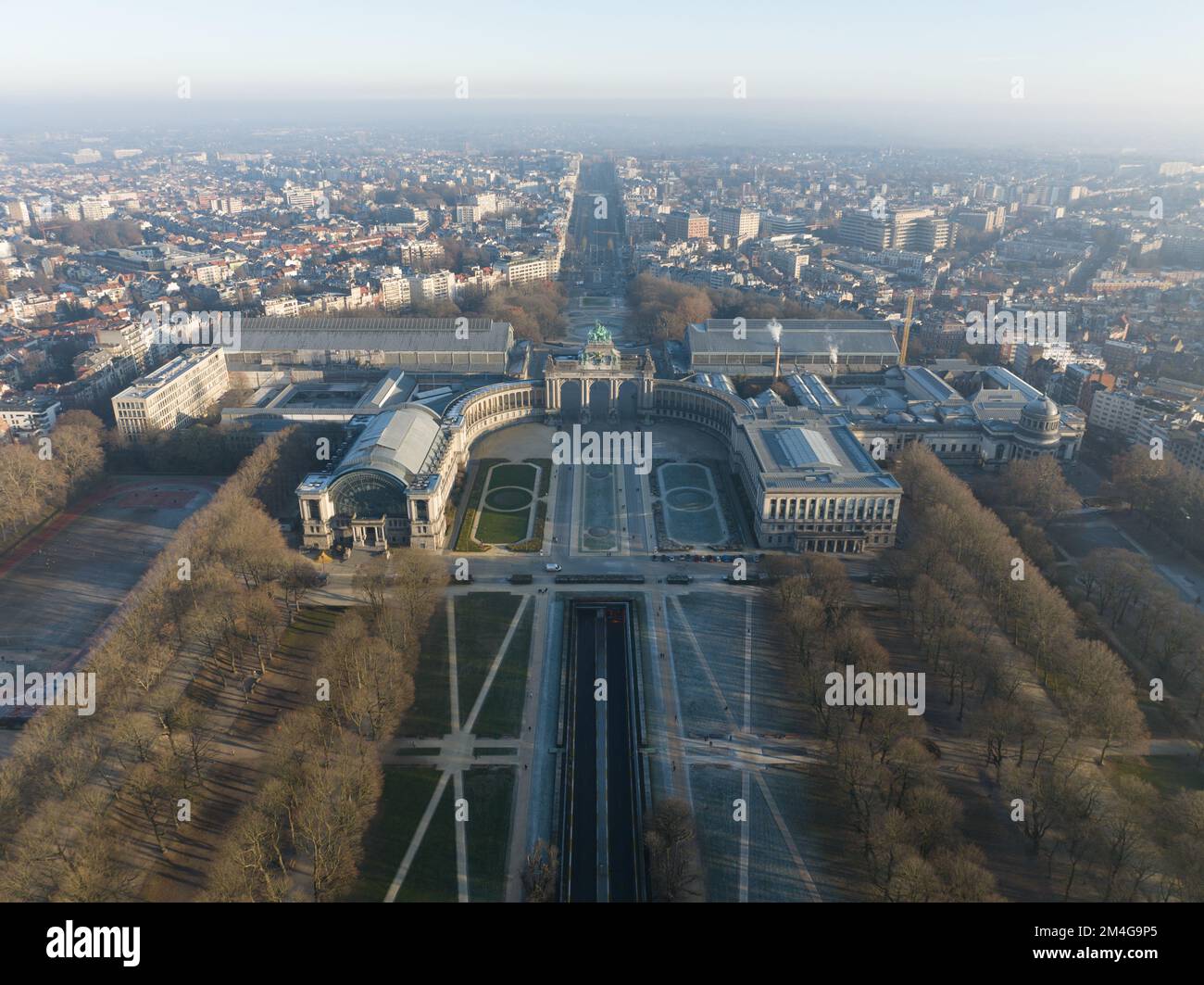 Jubelpark, Park of the Fiftieth Anniversary in Brussels, Belgium ...