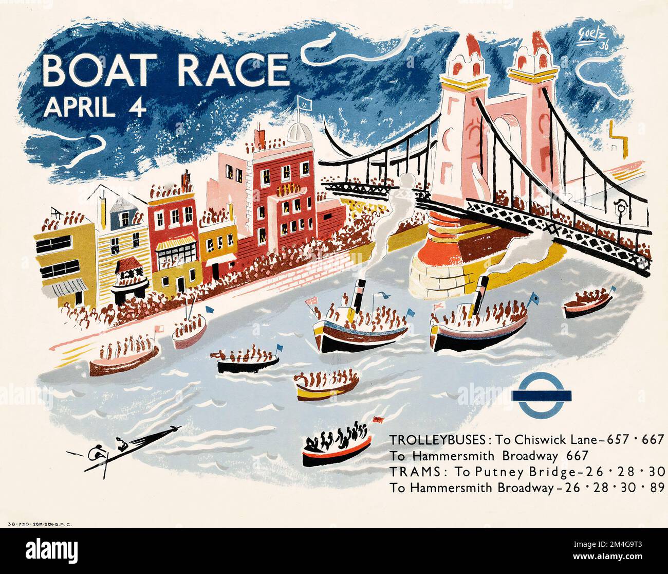 Vintage boat race poster hi-res stock photography and images - Alamy