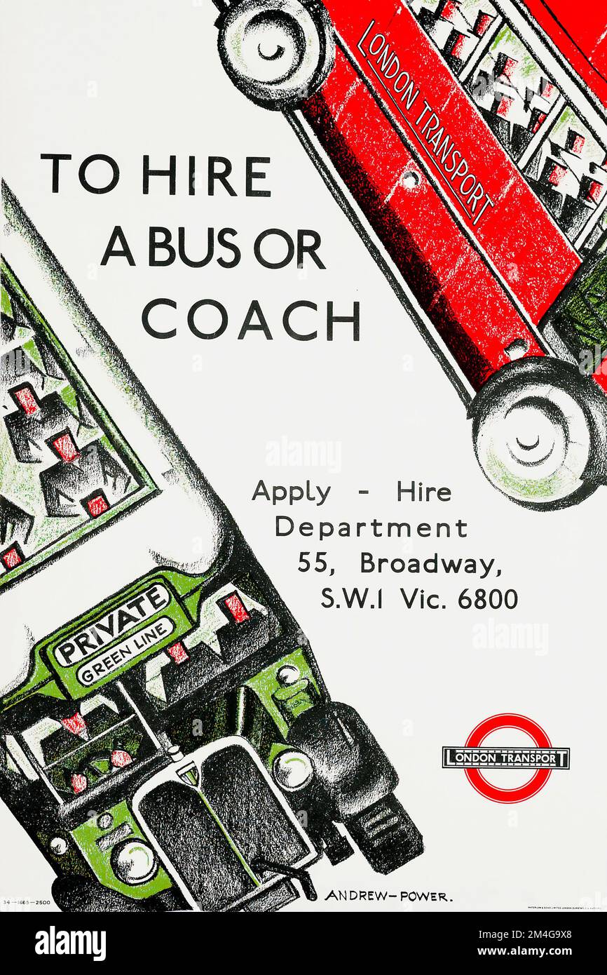 Public transport poster hi-res stock photography and images - Alamy