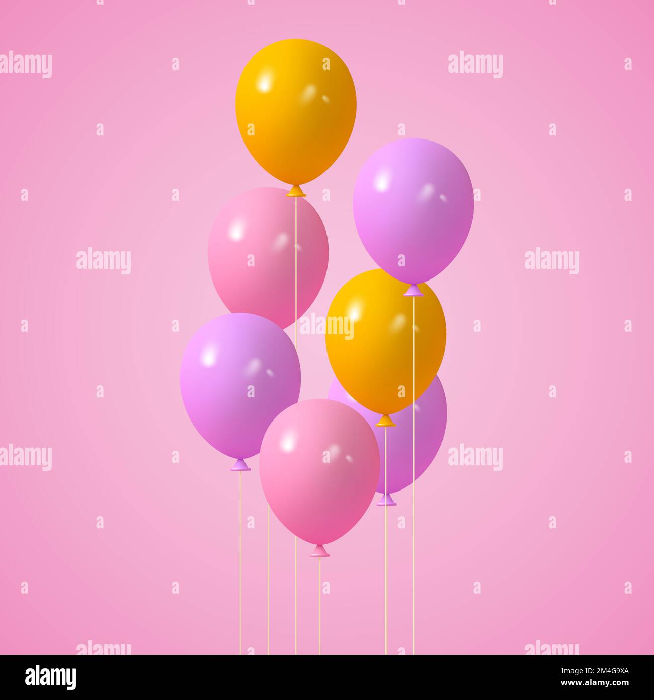 3d air vector balloons Stock Vector Image & Art - Alamy