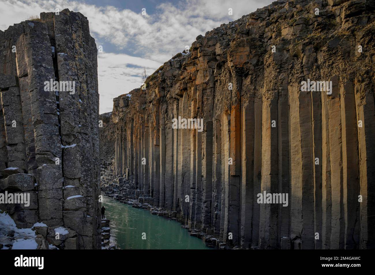 Studlagil canyon rocks hi-res stock photography and images - Alamy