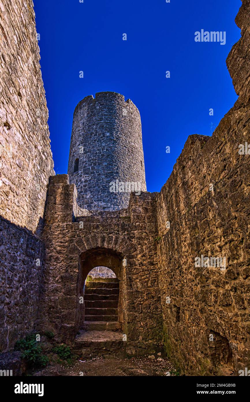 Wolfstein castle ruin, Germany, Bavaria, Oberpfalz Stock Photo - Alamy