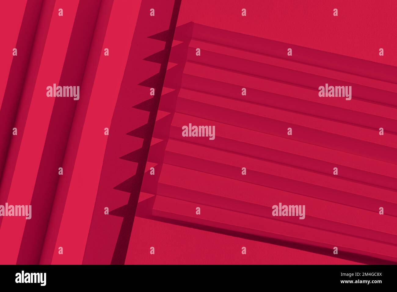 Viva Magenta color of the year 2023. Abstract crimson red color paper ...