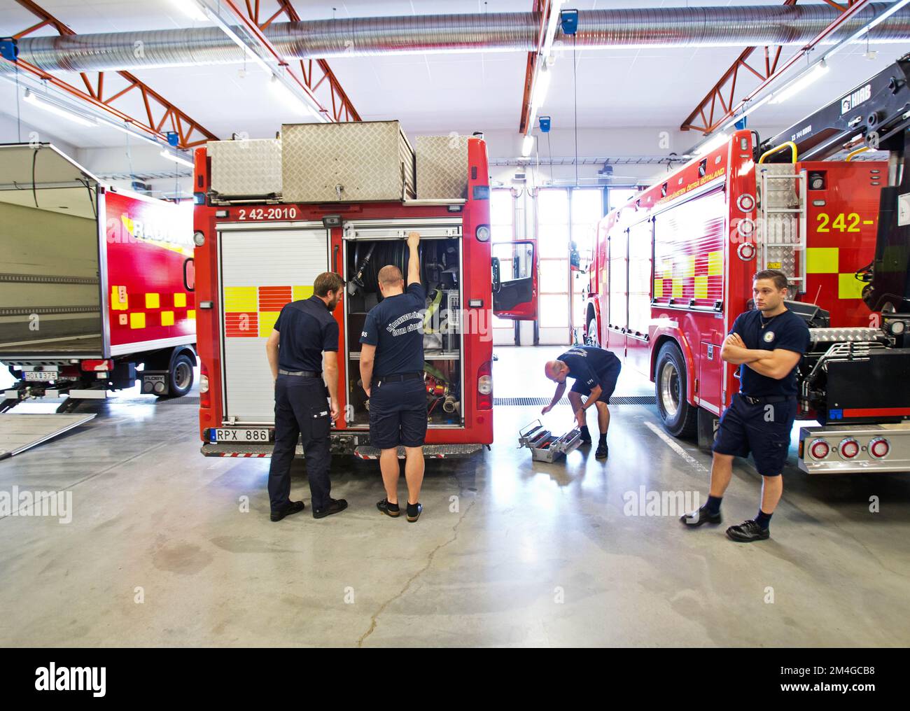 Inside fire trucks hi-res stock photography and images - Alamy