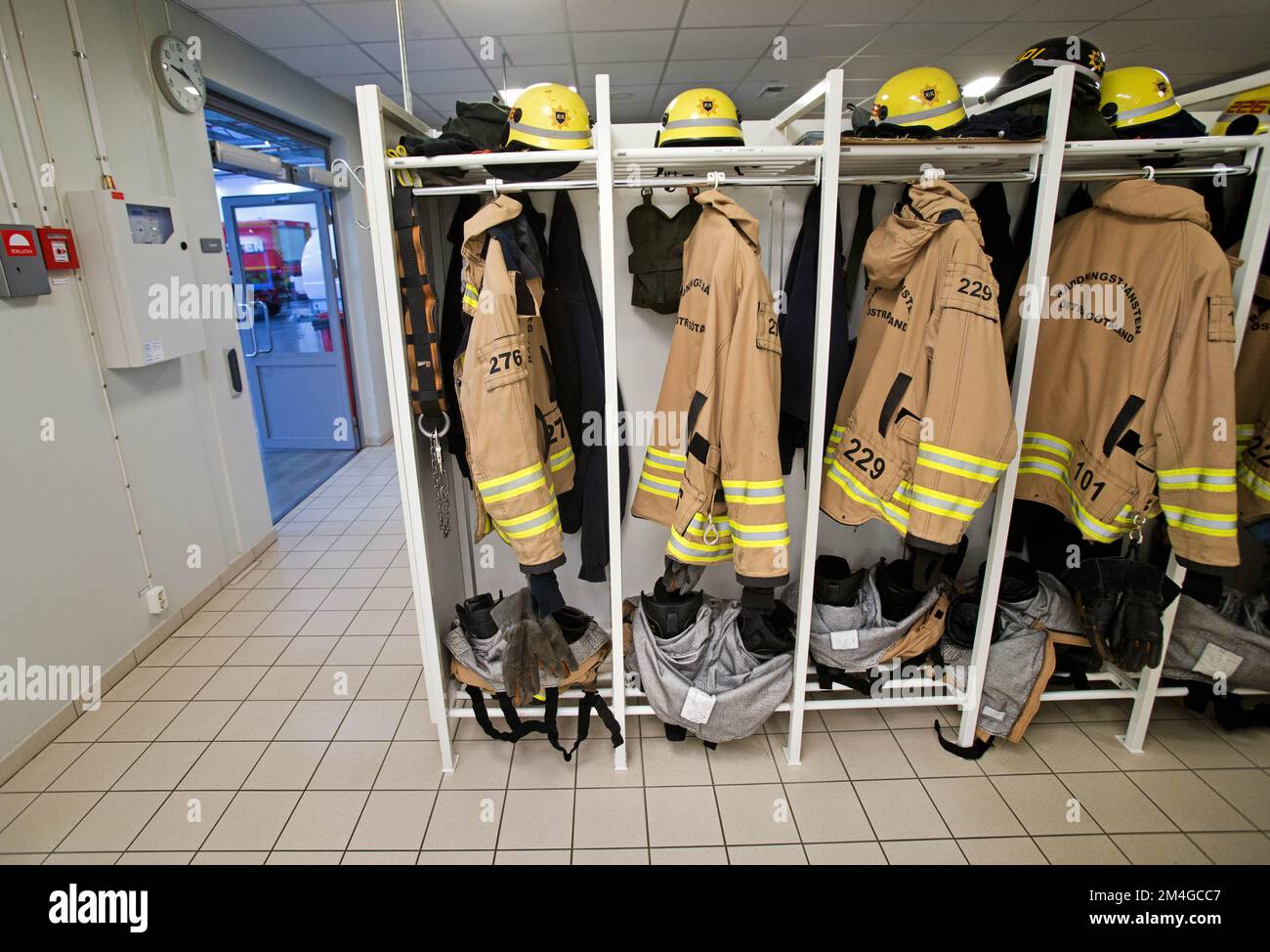 A fire station Stock Photo - Alamy