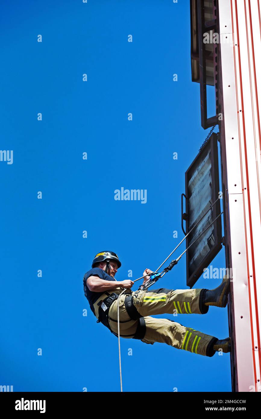 An exercise area belonging to a fire station Stock Photo - Alamy