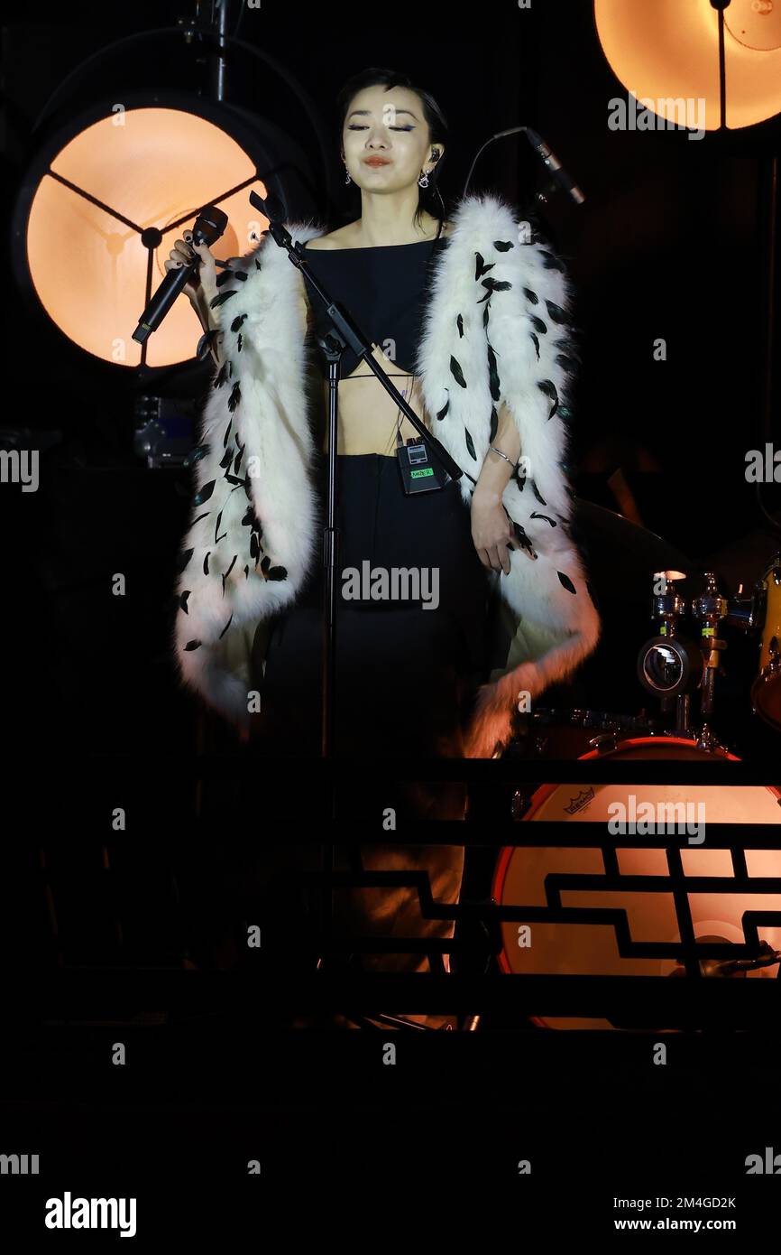 Shanghai, China, 20 December, 2022. Taiwanese singer and actress Amber ...