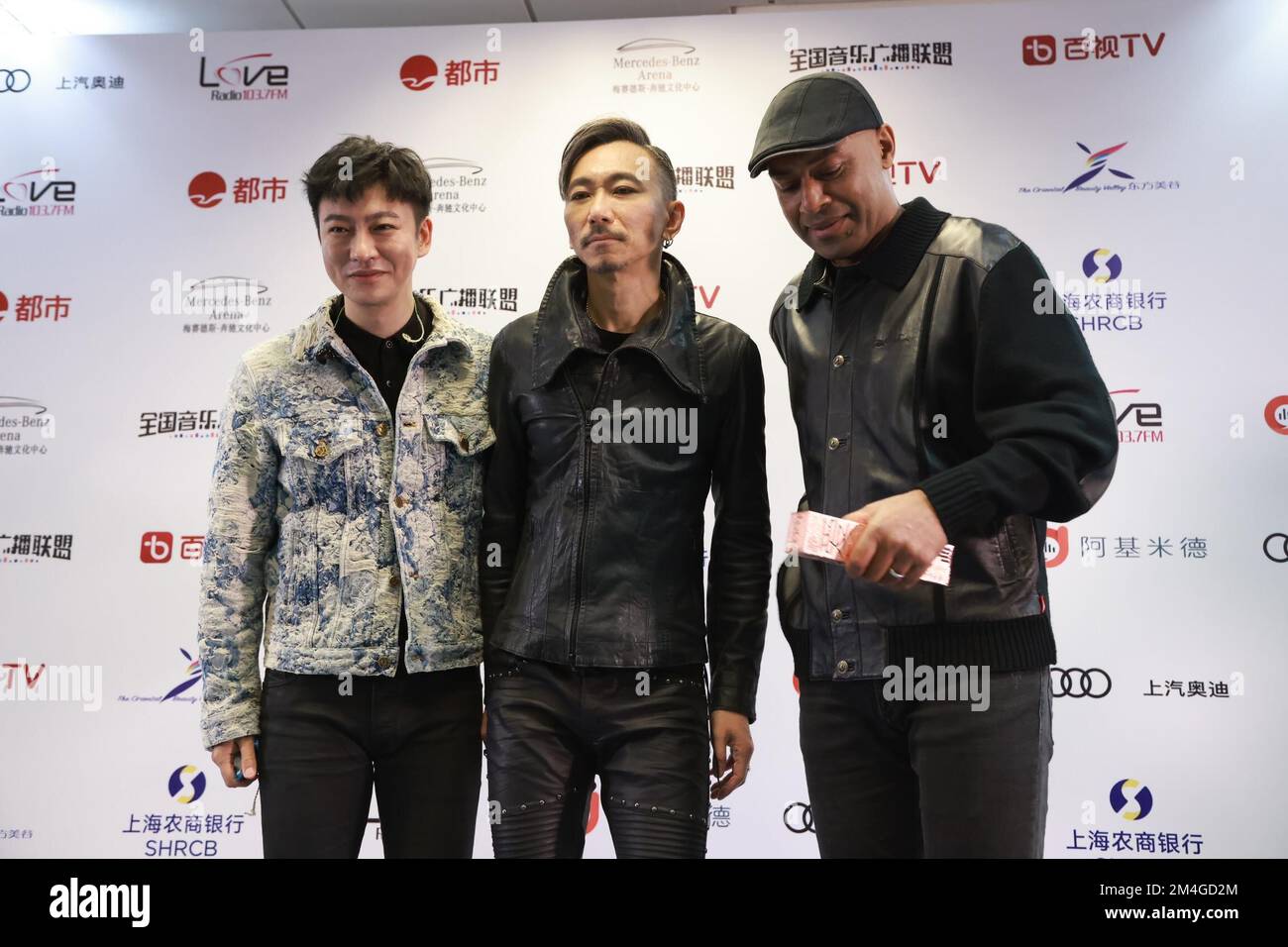 Taiwanese Mandopop rock band Shin attended the 6th Love Radio Music ...
