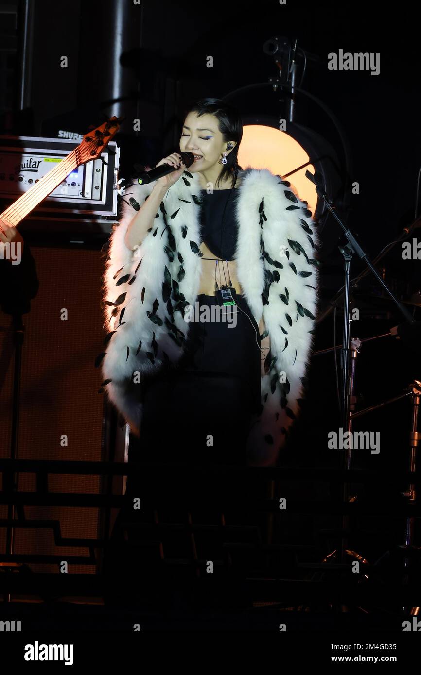 Shanghai, China, 20 December, 2022. Taiwanese singer and actress Amber ...