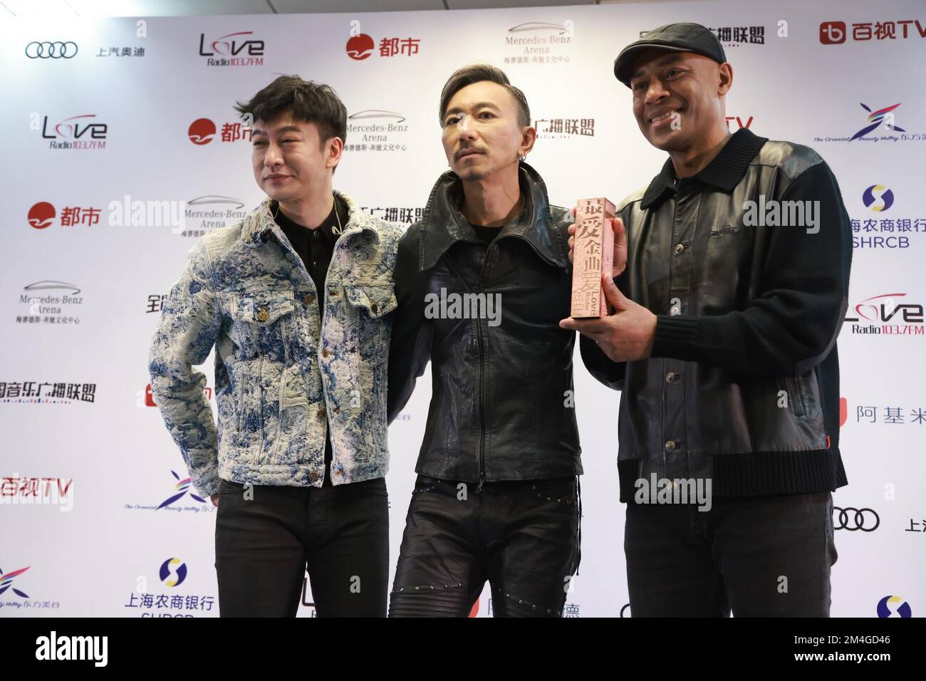 Taiwanese Mandopop rock band Shin attended the 6th Love Radio Music ...