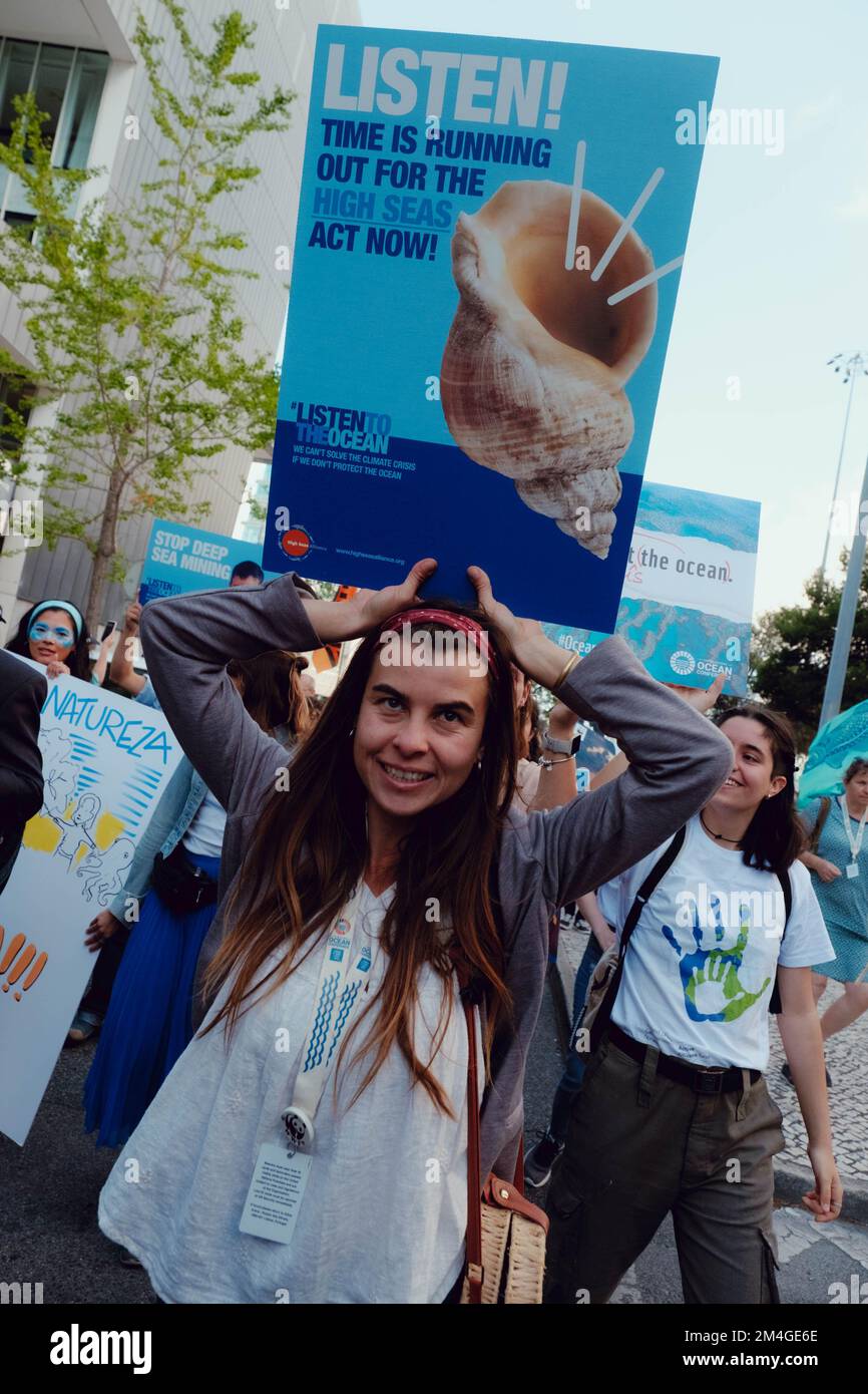 Lisbon, Portugal. 29th JUN 2022. Multiple groups and political parties came together in Lisbon ...