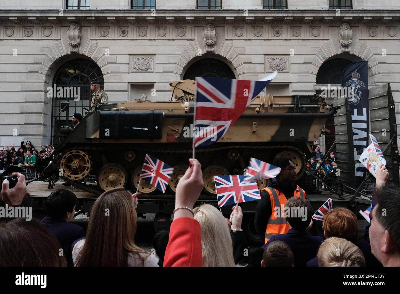 Lord Mayor's Show parade. The show honours the new Lord Mayor, Nicholas ...