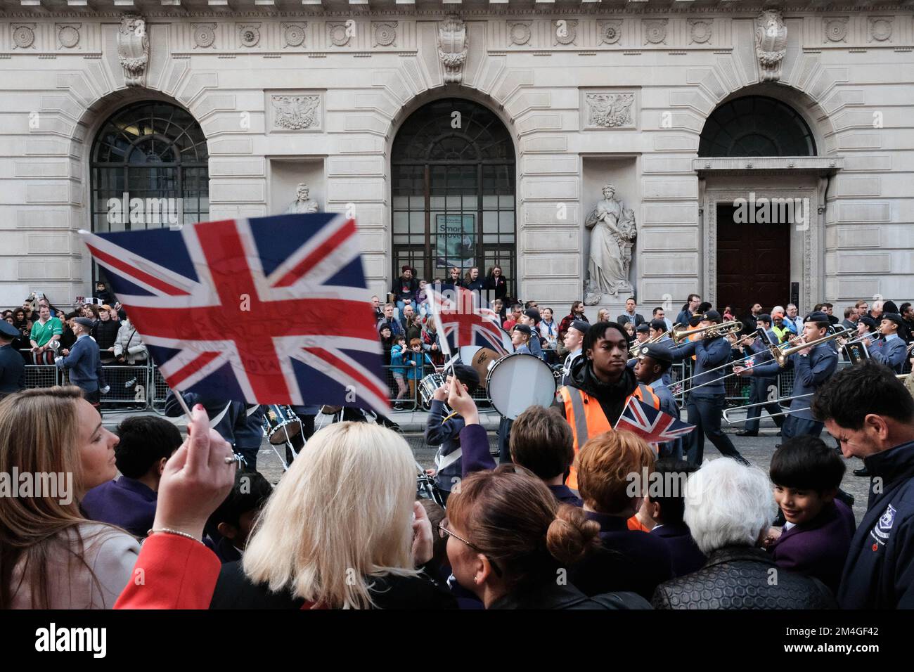 Lord Mayor's Show parade. The show honours the new Lord Mayor, Nicholas ...