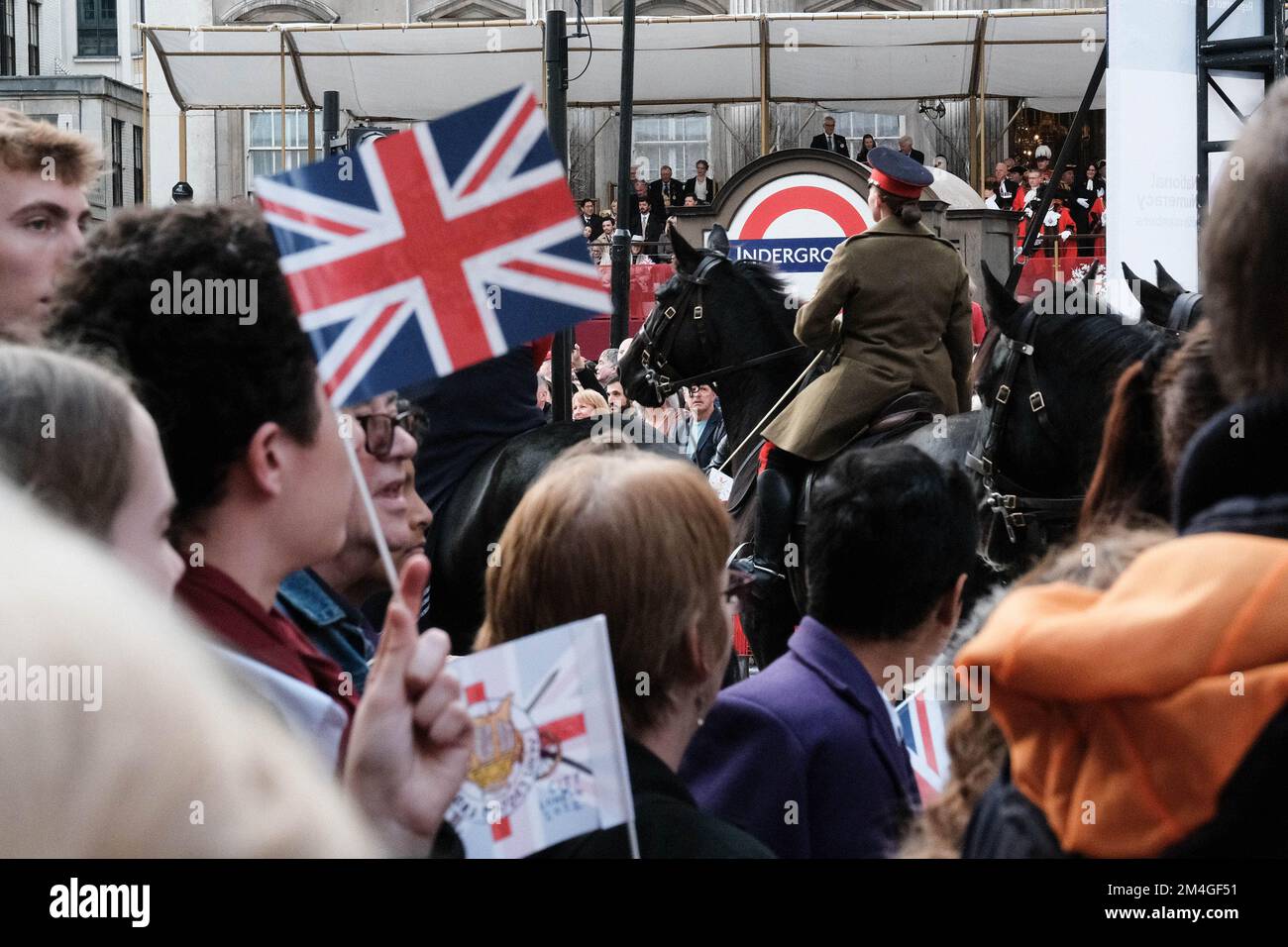 Lord Mayor's Show parade. The show honours the new Lord Mayor, Nicholas ...