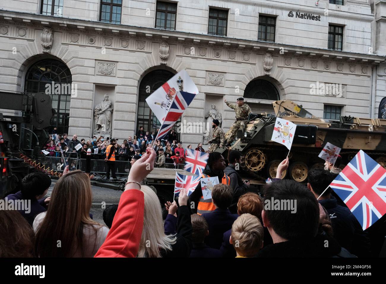 Lord Mayor's Show parade. The show honours the new Lord Mayor, Nicholas ...