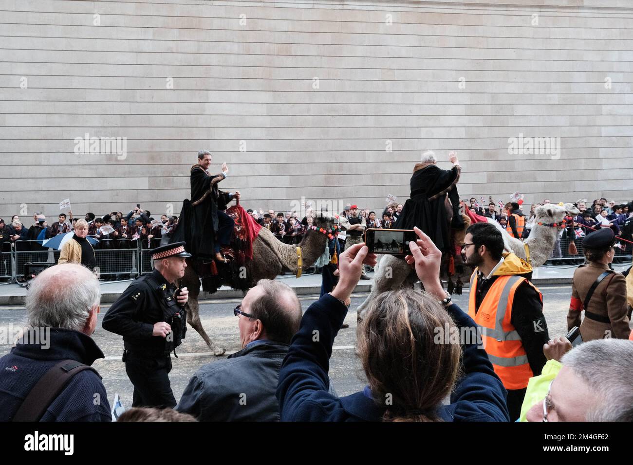 Lord Mayor's Show parade. The show honours the new Lord Mayor, Nicholas ...