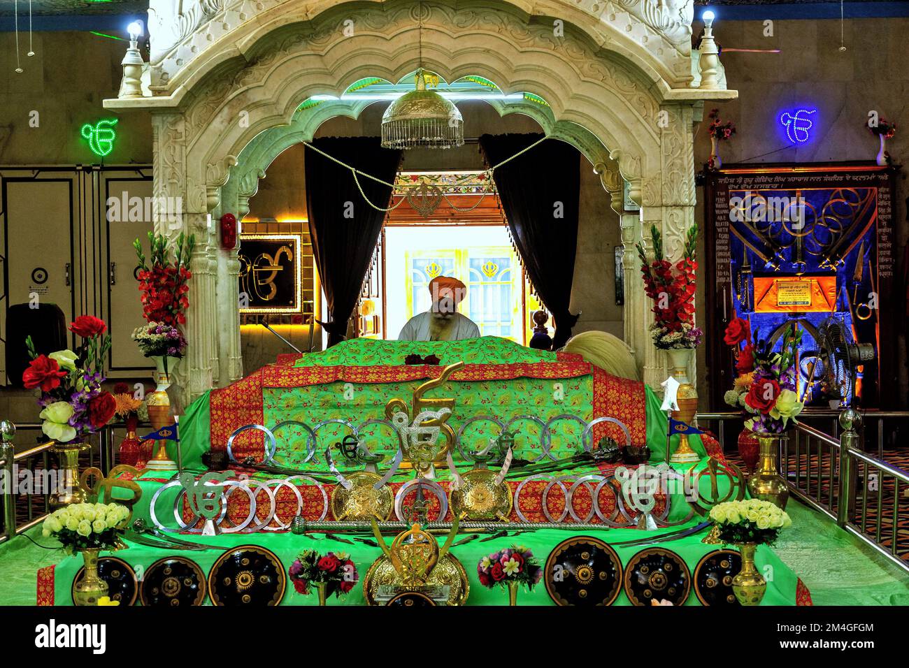 Gurudwara Paonta Sahib, Sirmaur district, Himachal Pradesh, India Stock ...