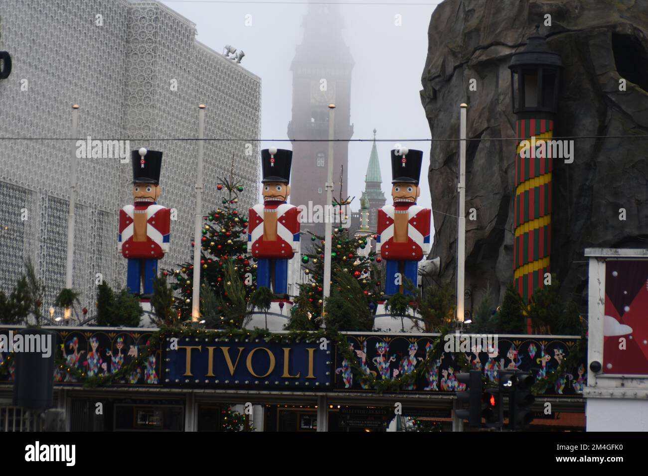 Copenhagen/Denmark/21 December 2022/Christmas in tivoli garden from 19 ...