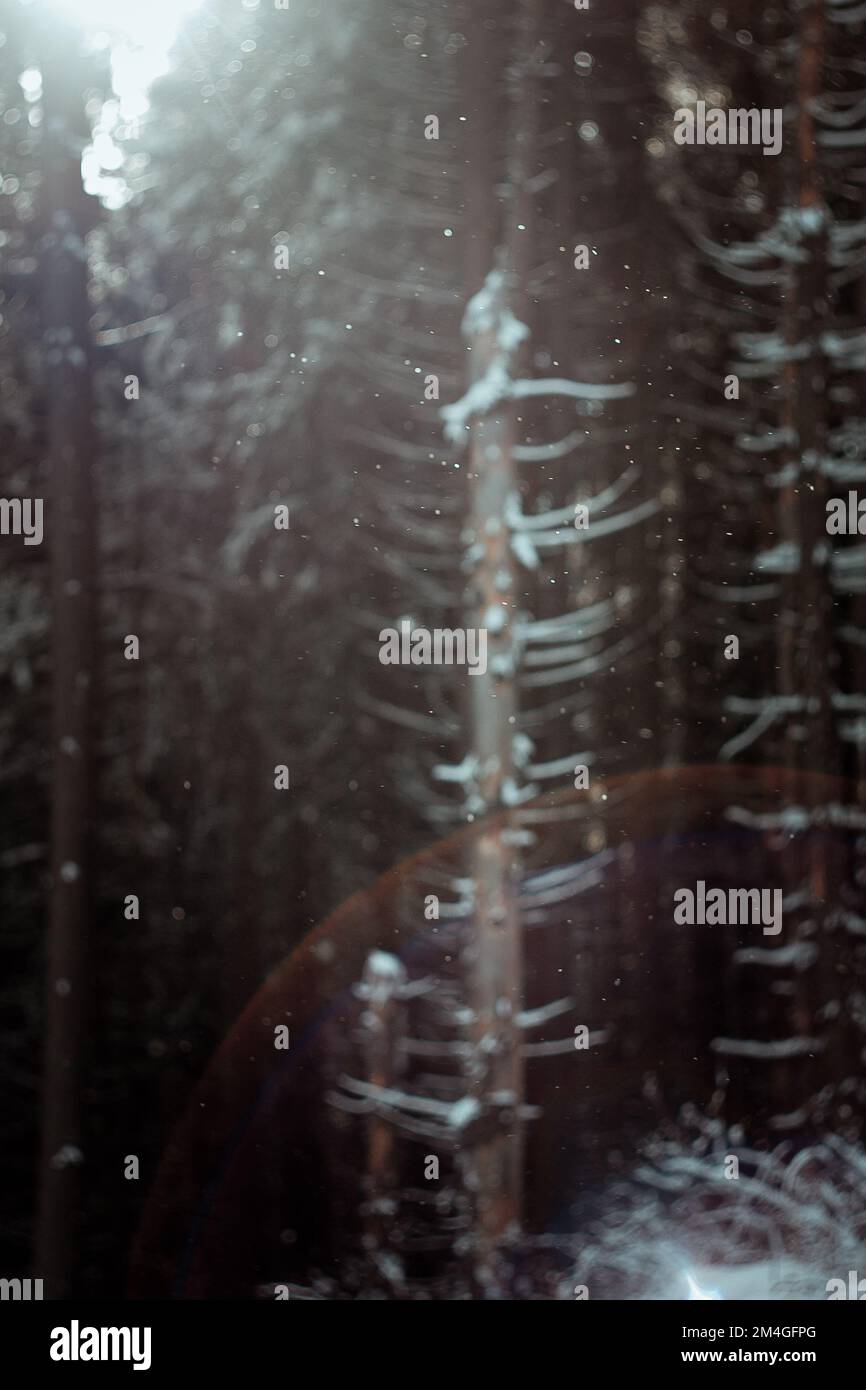 Beautiful shot snowflakes falling hi-res stock photography and images ...