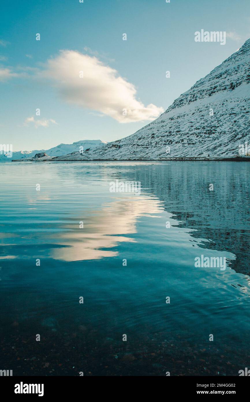 Beautiful sea and mountain background photo hi-res stock photography ...