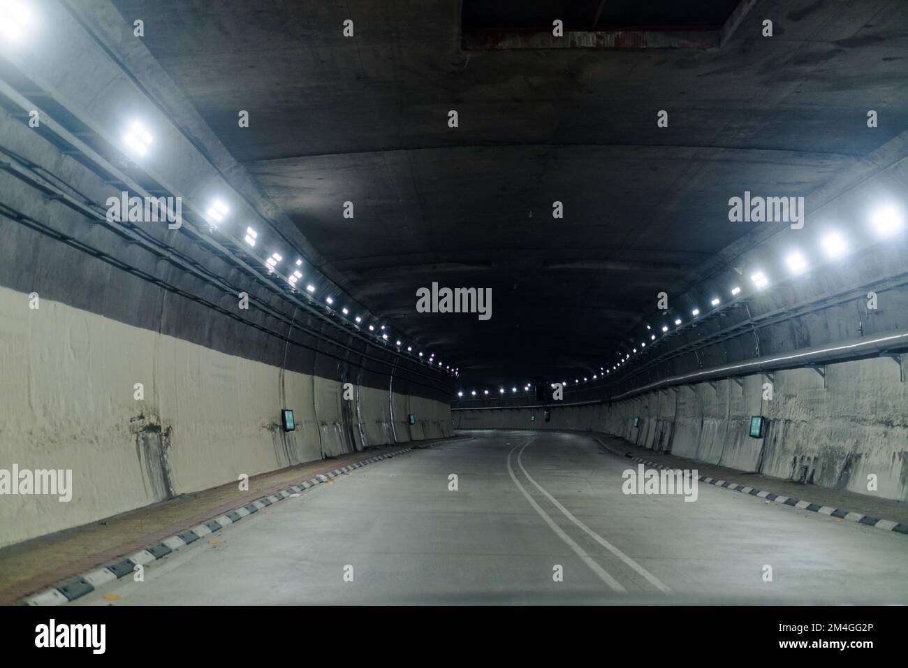 atal tunnel rohtang leh india mountain tunnel Stock Photo - Alamy