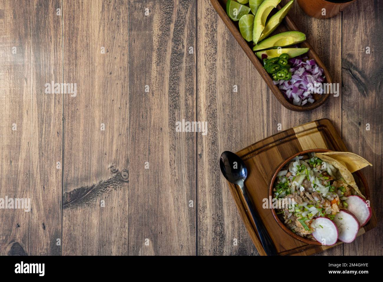 onion and cilantro with lemons to spice up a mexican torta, traditional ...