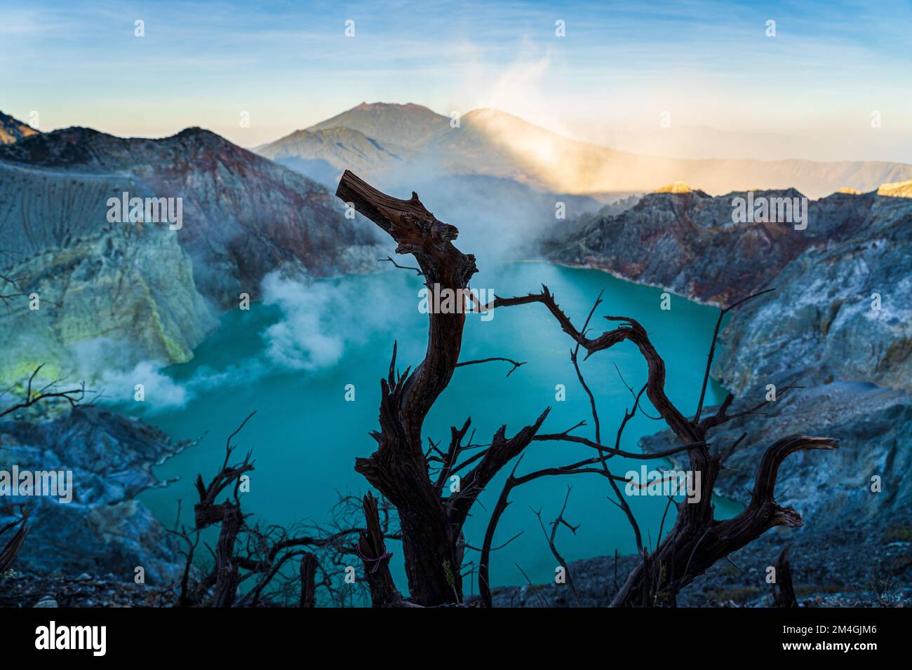 Ijen Crater, a world UNESCO site in Indonesia Stock Photo - Alamy
