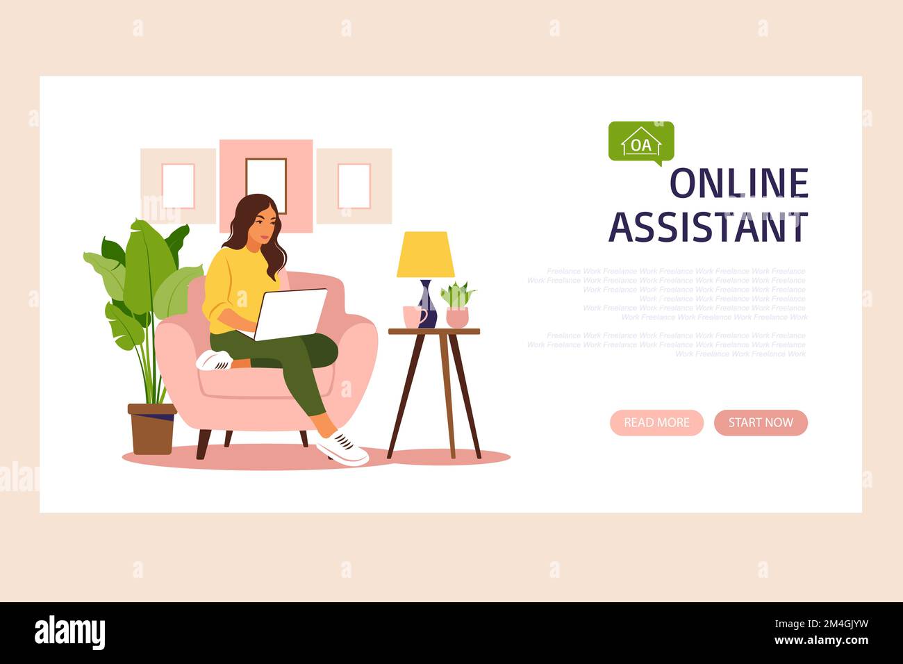 Customer support concept design, Operator doing live feedback, hotline ...