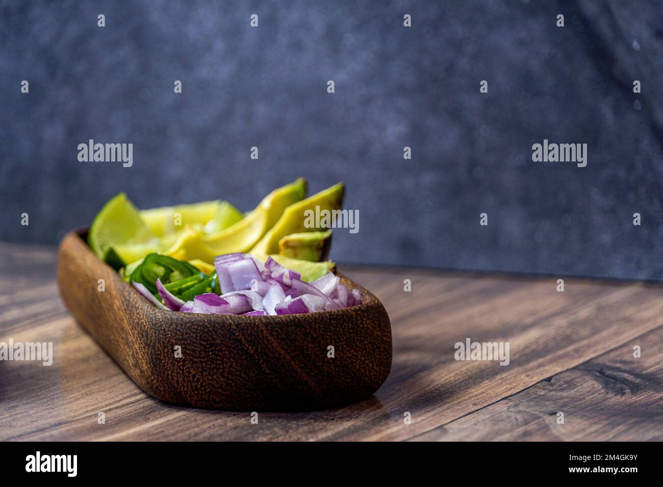 avocado, onion and cilantro, to accompany meat in its juice, typical ...