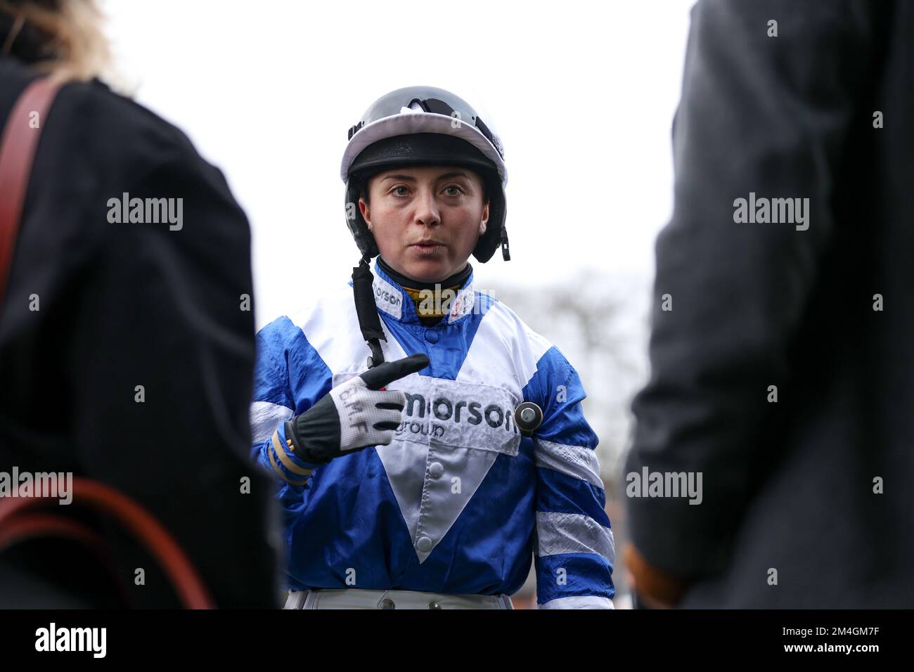 Bryony Frost (centre) ahead of the Download The At The Races App Mares ...