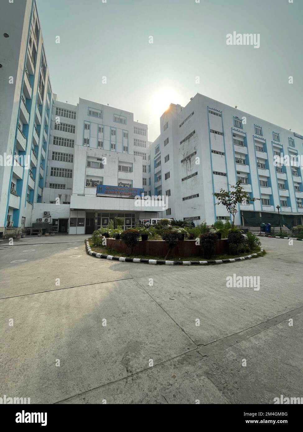 New Delhi, India - Deep Chand Bandhu Government Hospital front view of ...