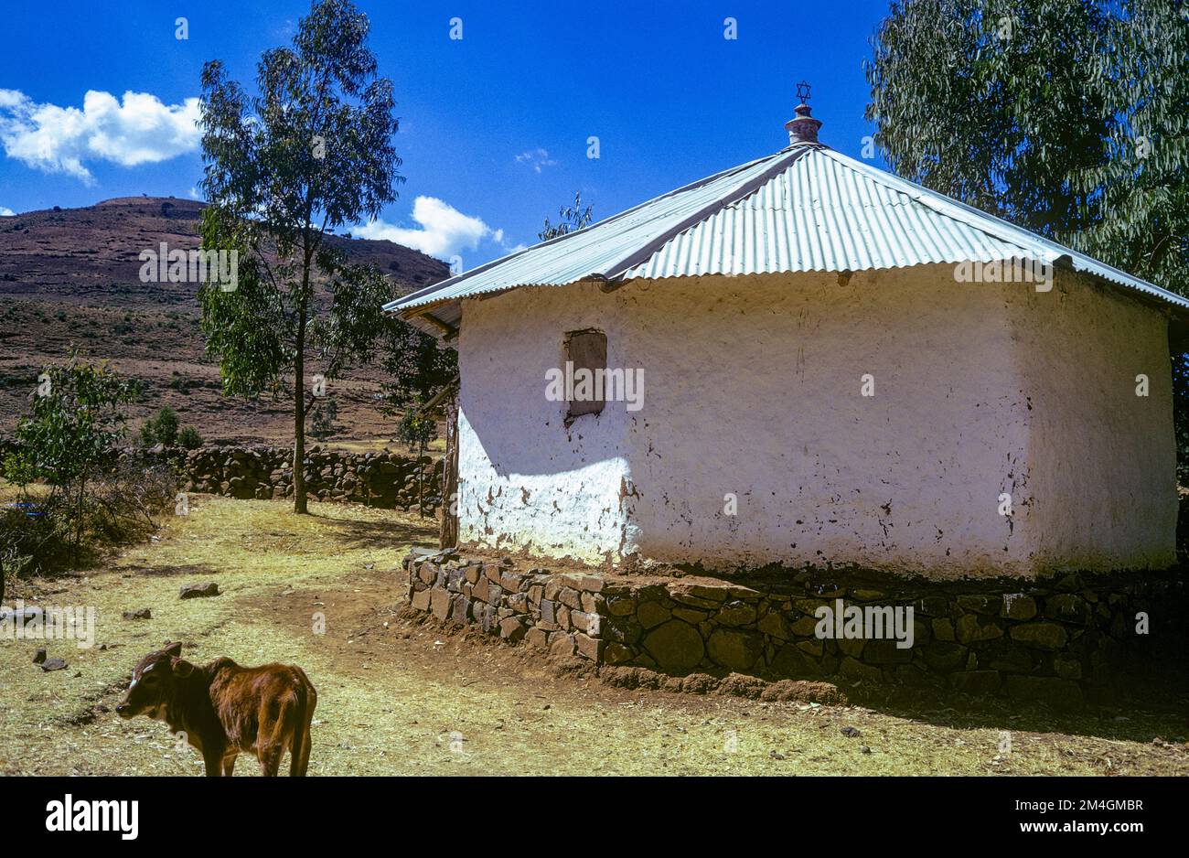 Ethiopia, 1970s, Falasha Jewish village, synagogue, Beta Israel ...