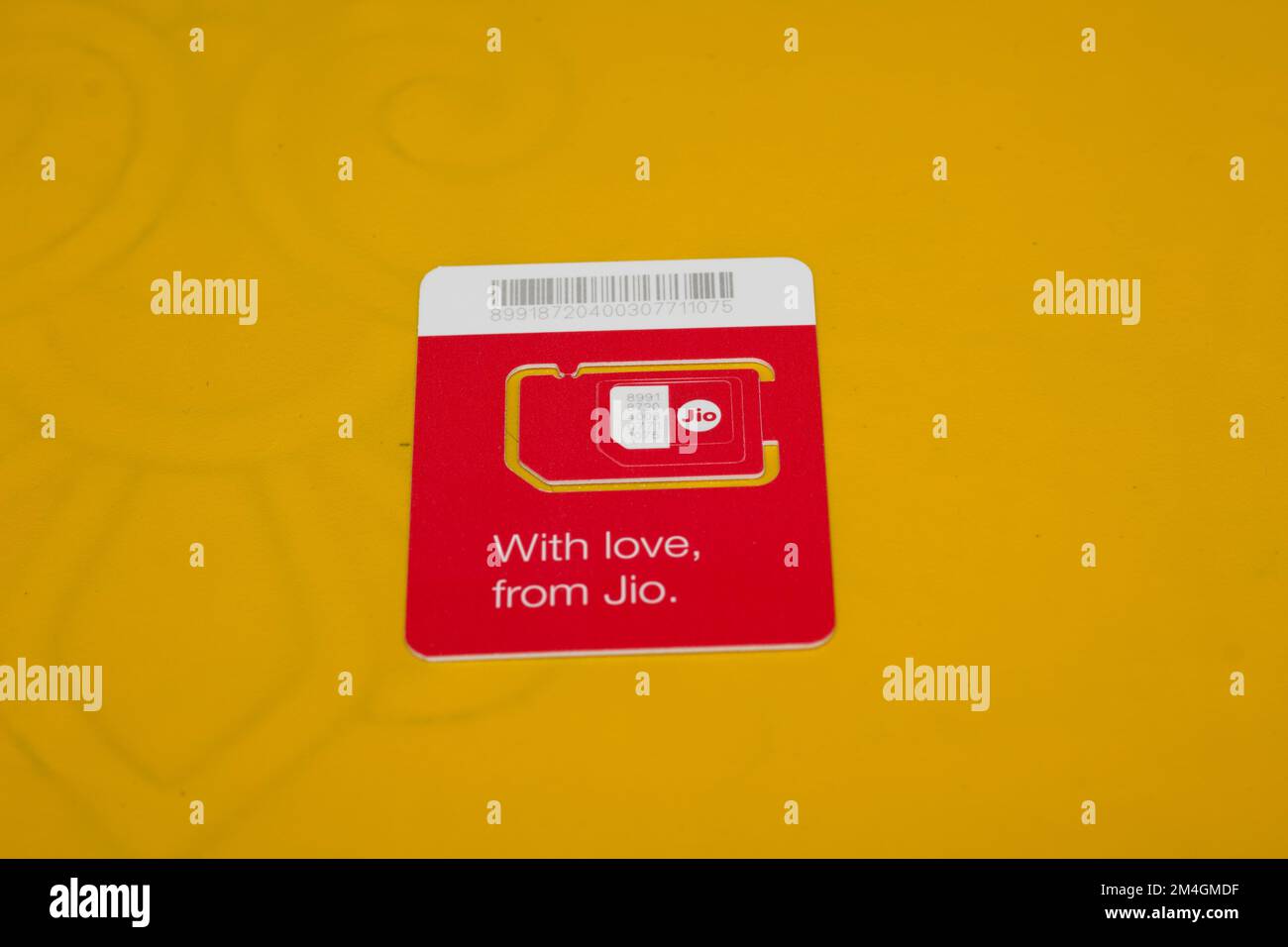 Delhi, India - Jio SIM With Every JioFi or 4G Smartphone Background for ...