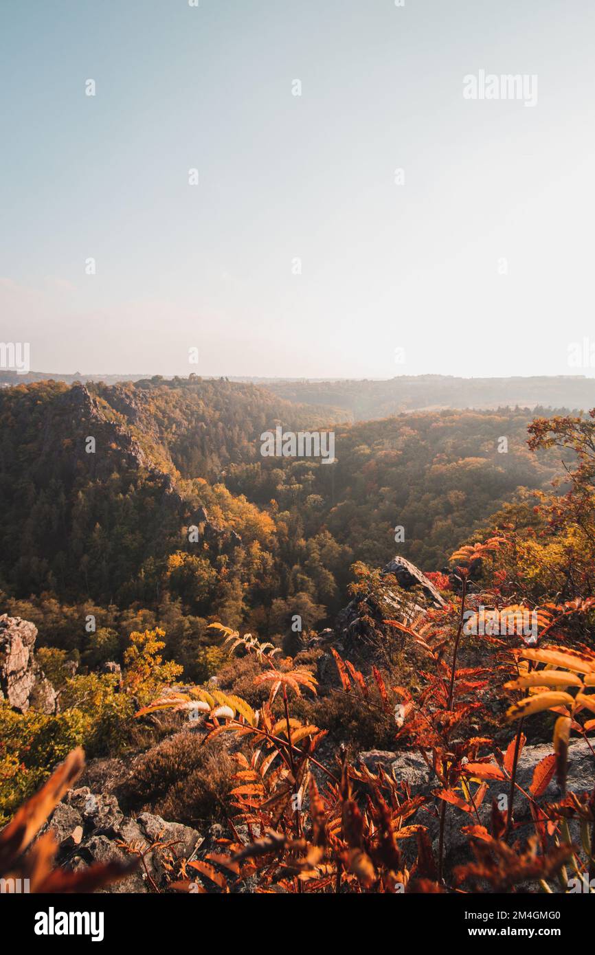 Famous tourist site of the protected nature reserve Divoka Sarka ...