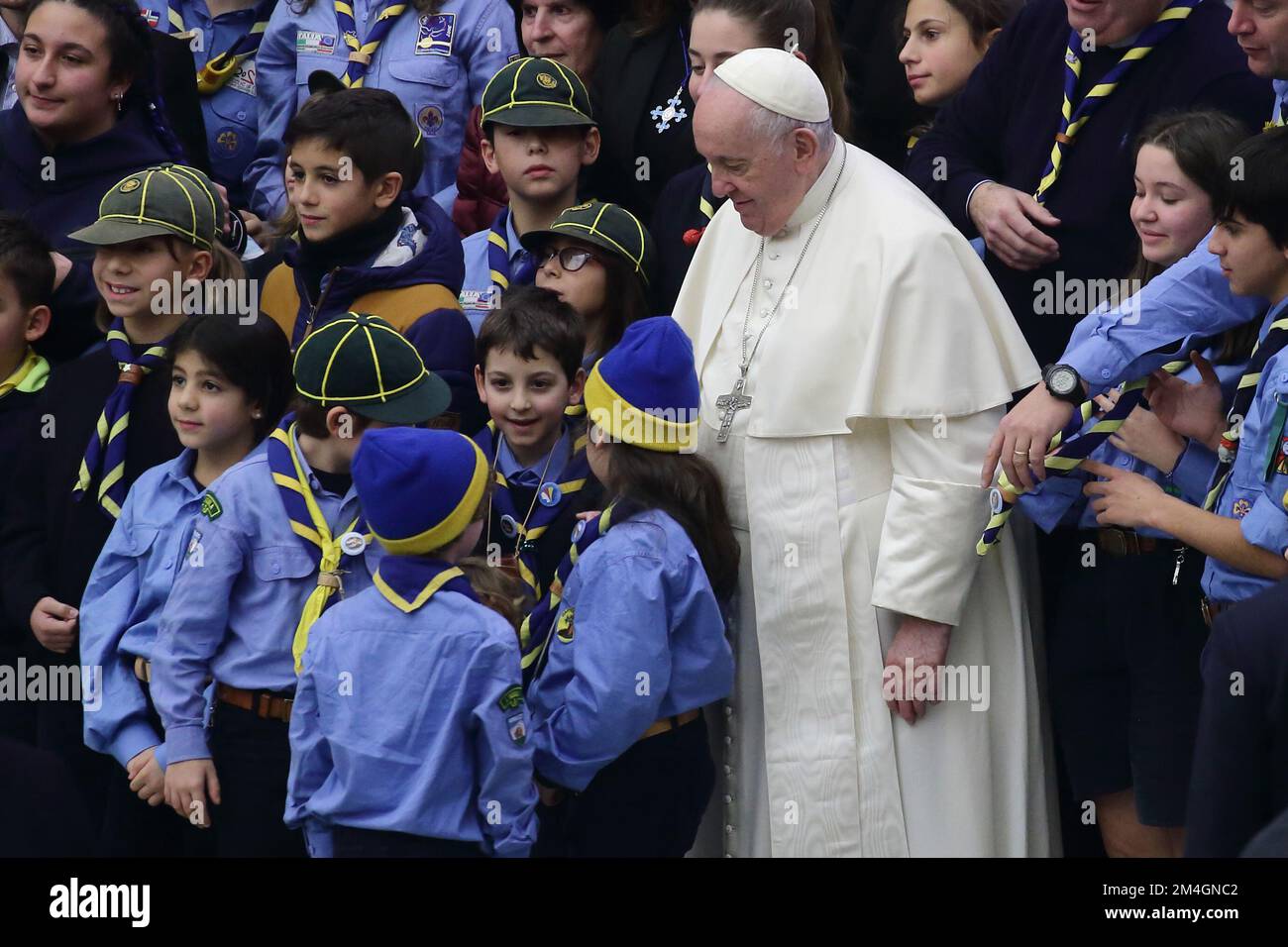December 21, 2022 - POPE FRANCIS during the wednesday general audience ...