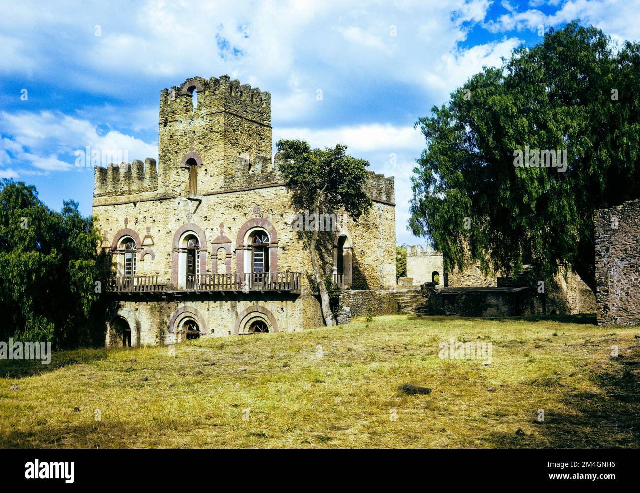 Ethiopia, 1970s, Gondar, imperial castel, Fasil Ghebbi royal enclosure ...