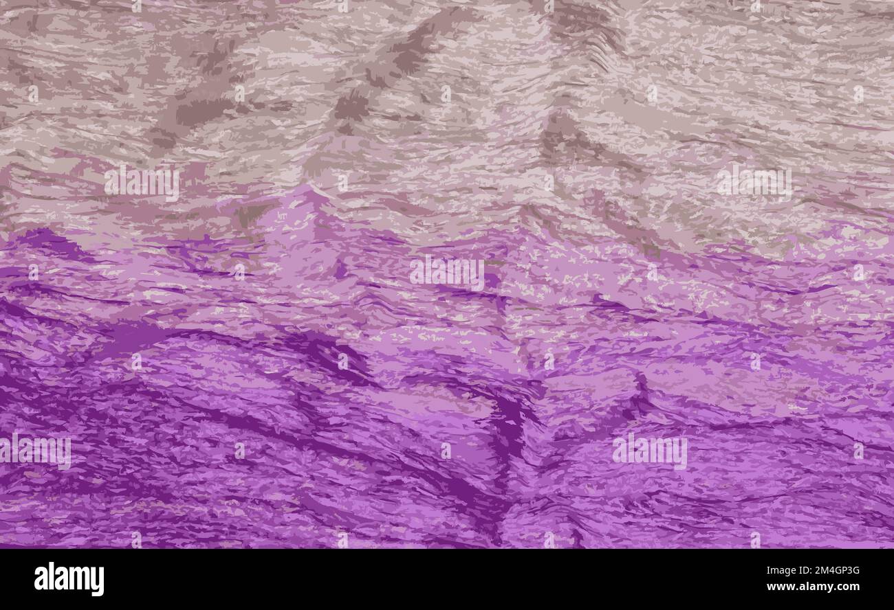 Realistic vector illustration of a fabric with a gradient in lilac pink ...