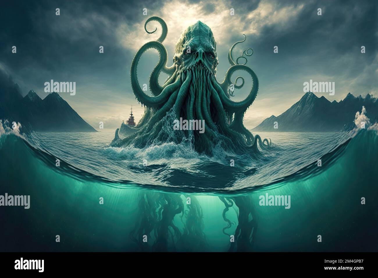 Underwater cthulhu hi-res stock photography and images - Alamy