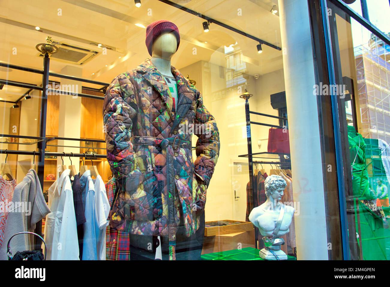 Vivienne Westwood designs iconic fashion Glasgow, Scotland, UK Stock ...