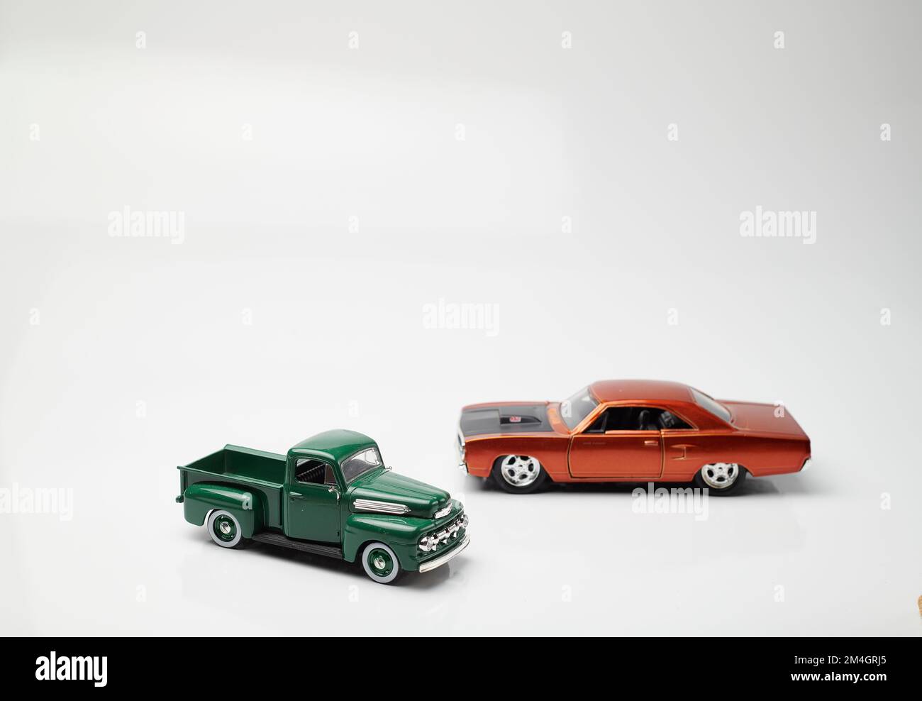Model Cars and Bikes Stock Photo - Alamy