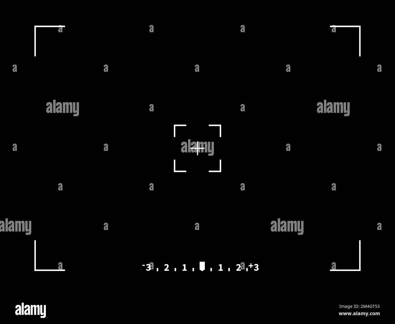 Vector Black Background Viewfinder Vector Template Frame For Camera Stock Vector Image And Art