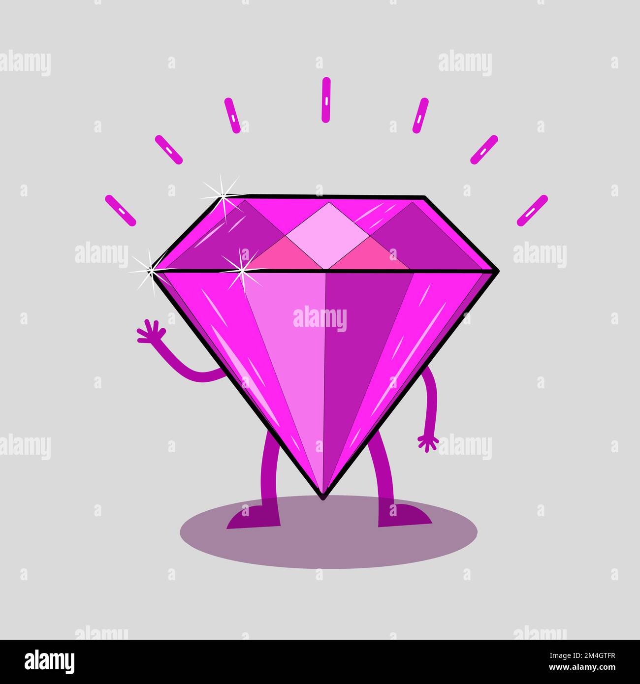 Diamond shaped symbol Stock Vector Images - Alamy