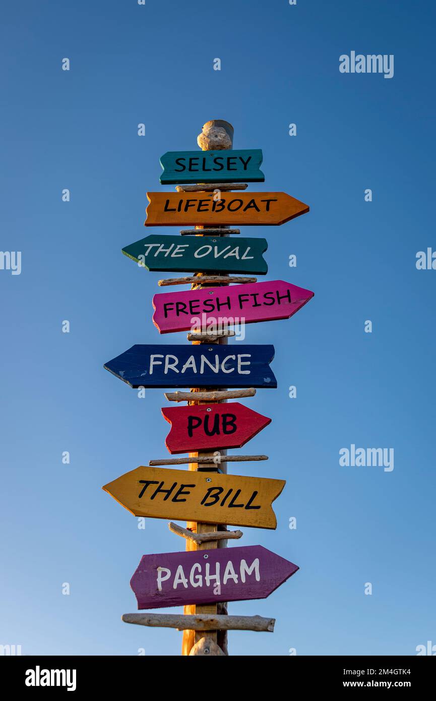 Quirky signs tourism hi-res stock photography and images - Alamy