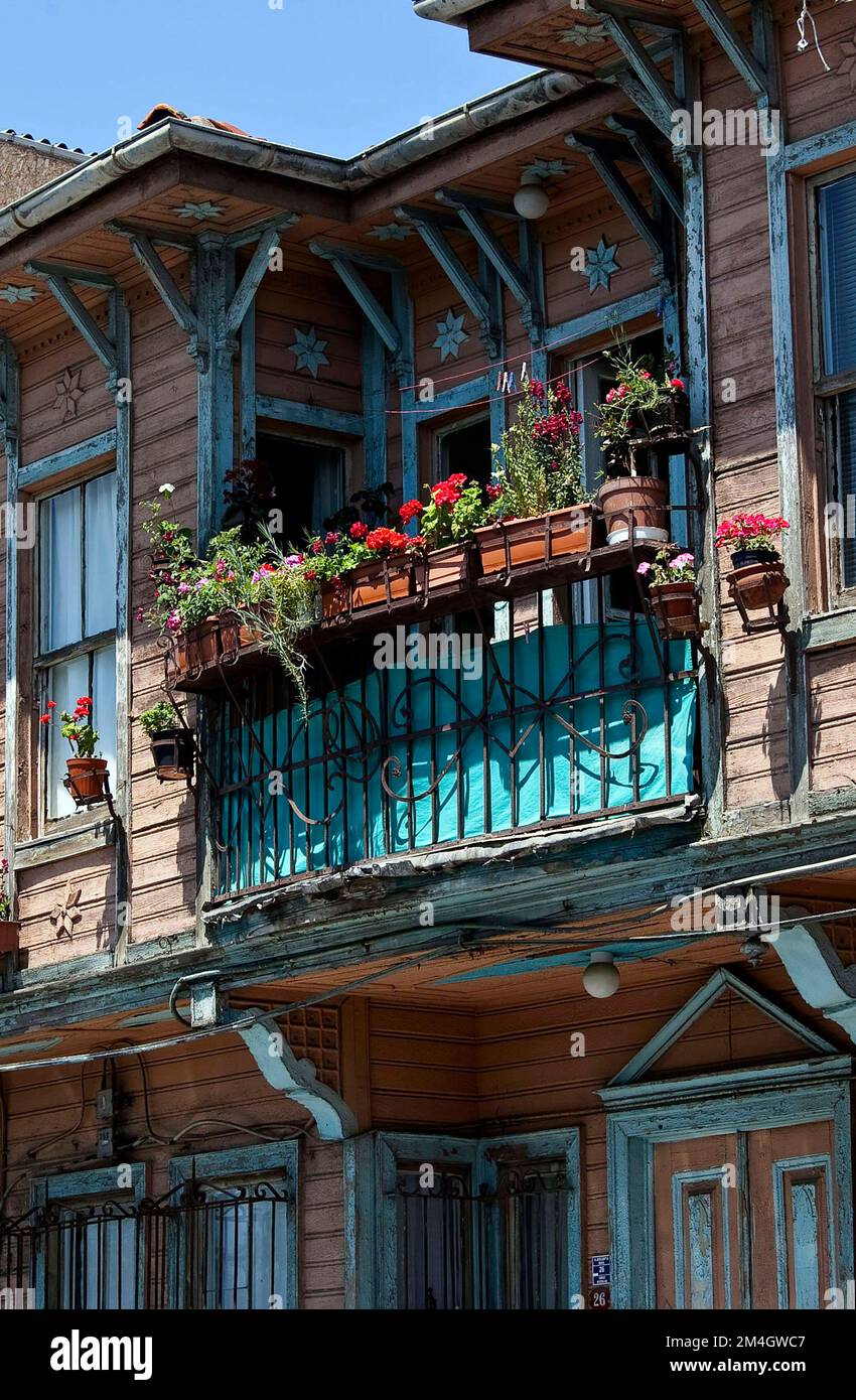 Wooden ottoman house in istanbul hi-res stock photography and images ...