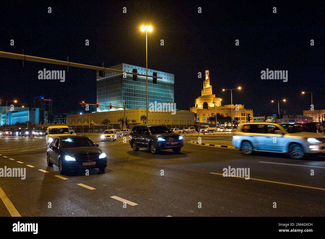 Qatar, Doha, traffic Stock Photo - Alamy