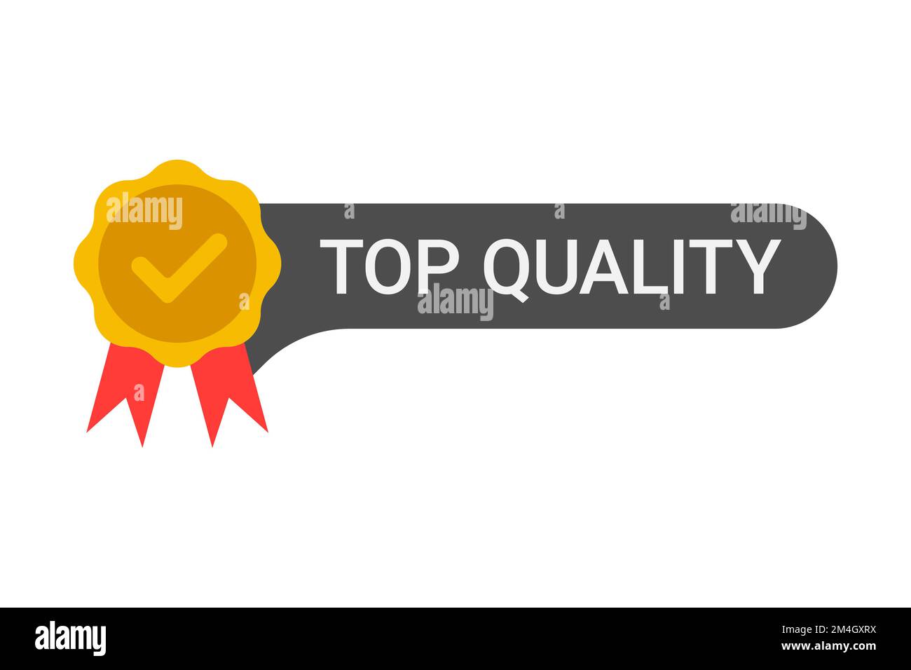 Top quality label with five stars and thumbs up Stock Vector Image ...
